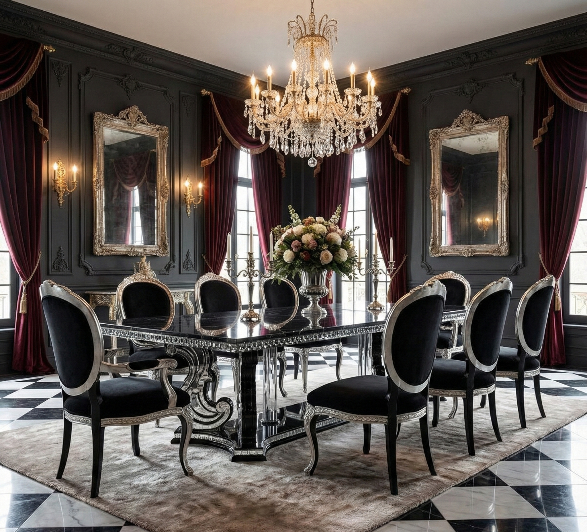 Zeus Venetian Style Table - A Stunning Centerpiece for Your – Venetian ...