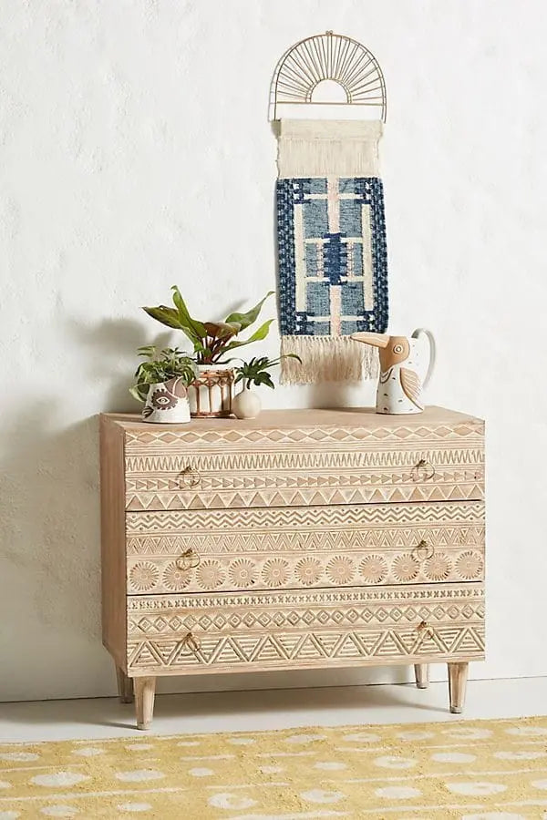 Natural Brown Distress Side Board - Design - Shop Authentic – Venetian ...